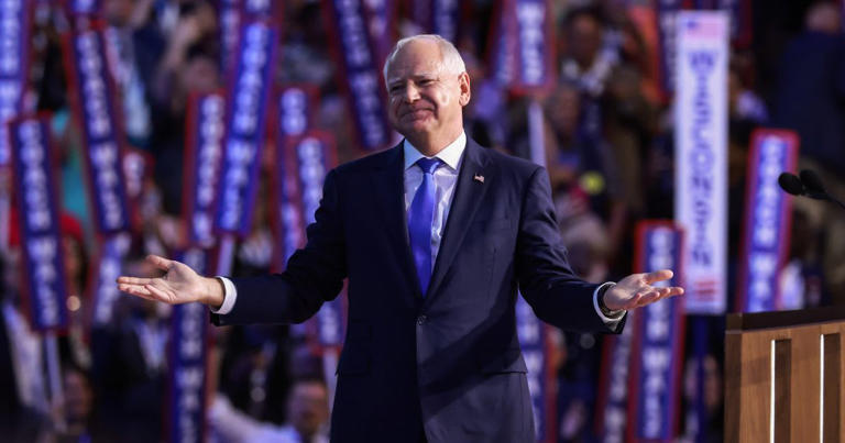Watch: Tim Walz Slammed by Viewers After They See Him Aggressively Yank ... Watch: Tim Walz Slammed by Viewers After They See Him Aggressively Yank ...