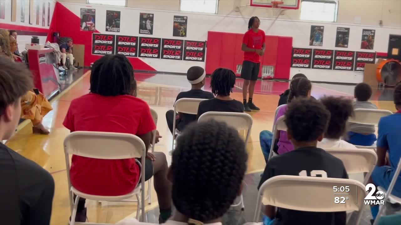 Baltimore native 'Bub' Carrington holds back-to-school event Baltimore native 'Bub' Carrington holds back-to-school event