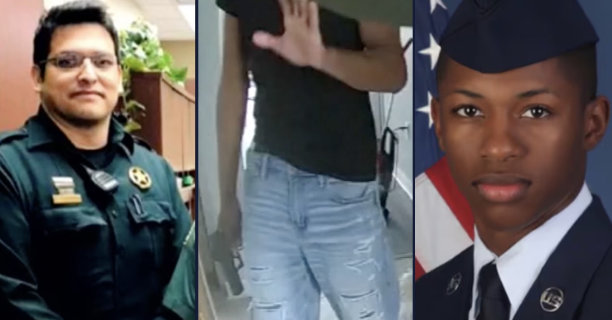 Fired deputy is sued for immediately killing U.S. airman who answered ...