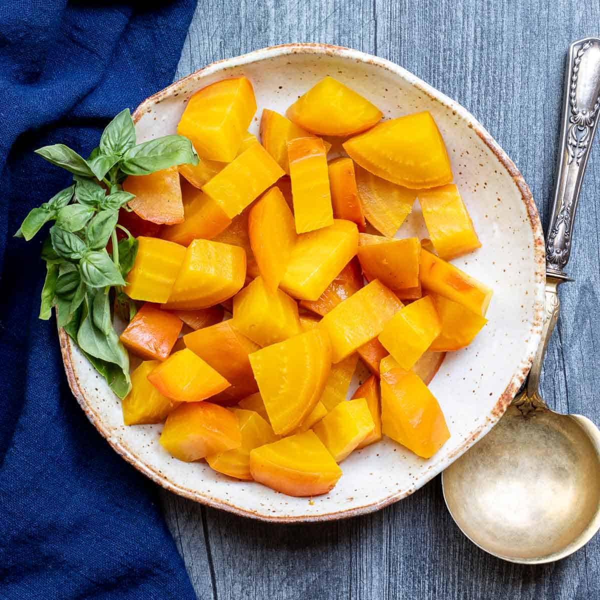 Roasted Golden Beets Recipe