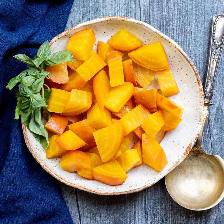 Roasted Golden Beets Recipe