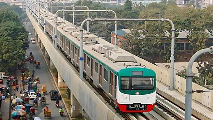Dhaka Metro Resumes Service After More Than 30 Days, Commuters Heave ... Dhaka Metro Resumes Service After More Than 30 Days, Commuters Heave ...