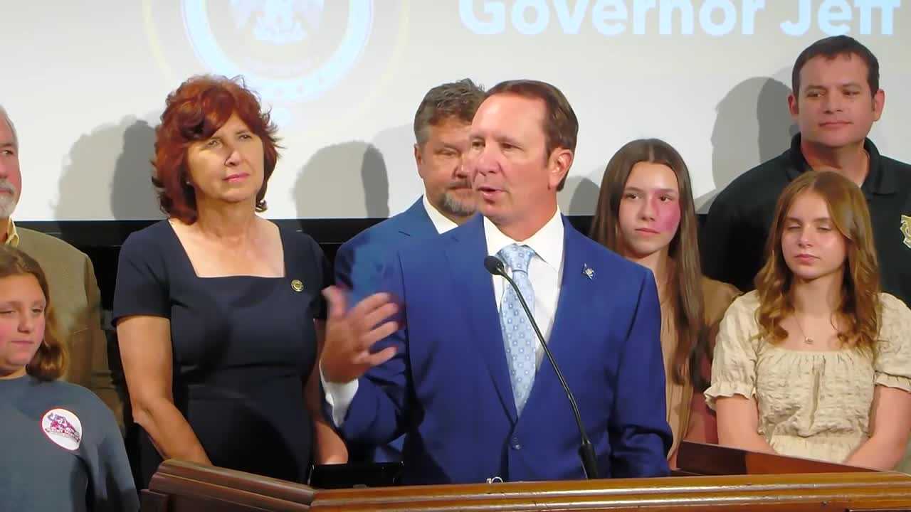 Gov. Jeff Landry announces restructuring of his Homeland Security office