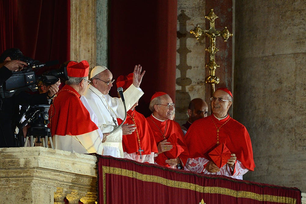 When did Francis become pope? See photos from his election in 2013.