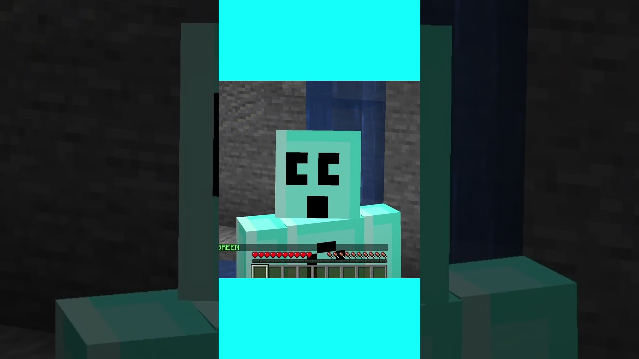 Minecraft but you can’t touch anything green