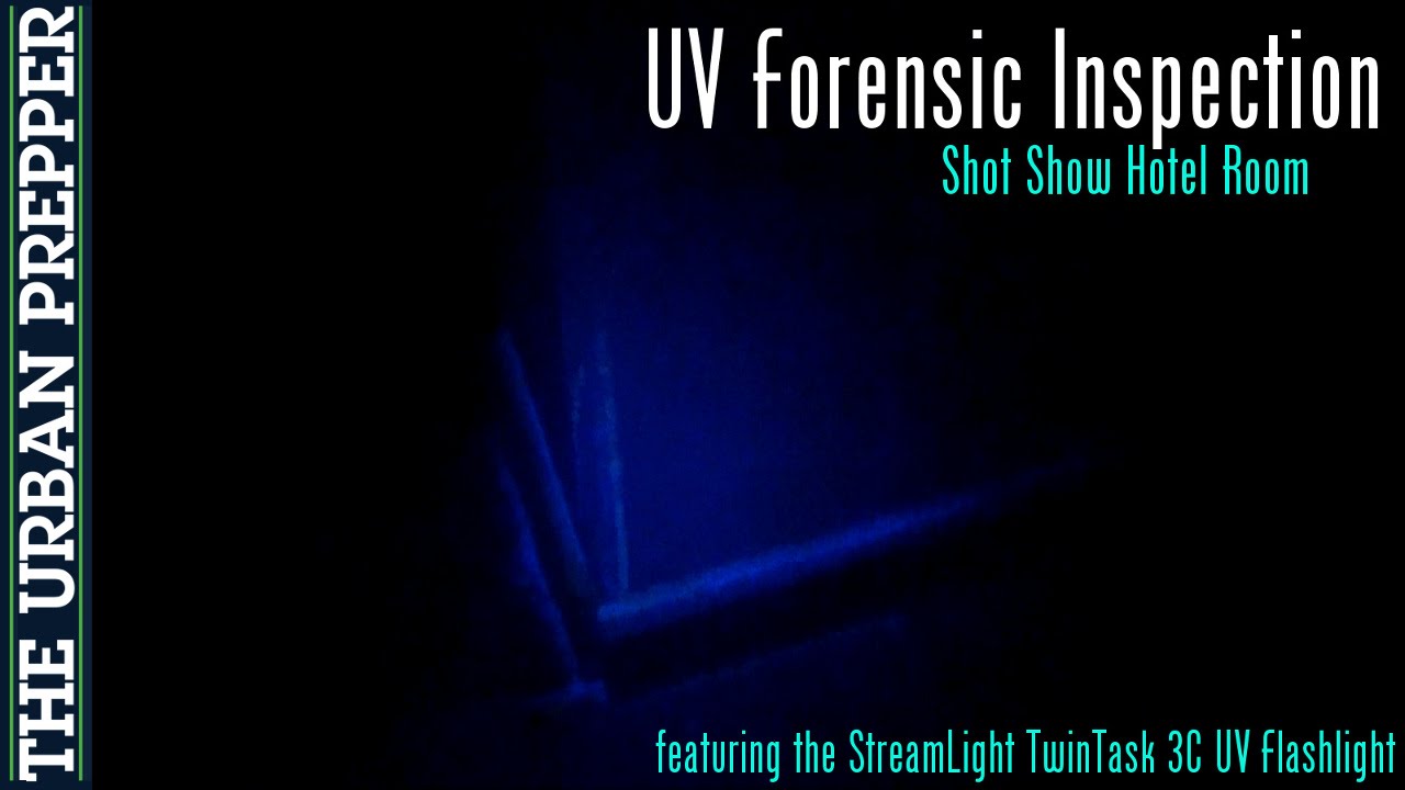 UV forensic investigation reveals hotel room cleanliness secrets