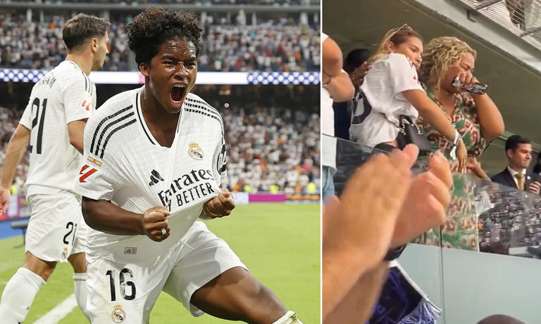 Heartwarming moment Endrick's mum breaks down in tears as the 18-year ... Heartwarming moment Endrick's mum breaks down in tears as the 18-year ...