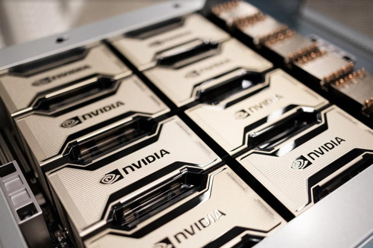 Nvidia Stock Slips Despite Massive Spending on AI. Blame Trump.