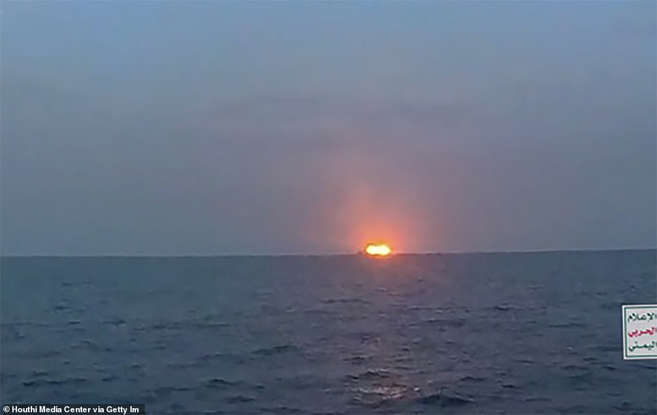 Houthi rebels release footage of alleged explosion on a Red Sea tanker Houthi rebels release footage of alleged explosion on a Red Sea tanker