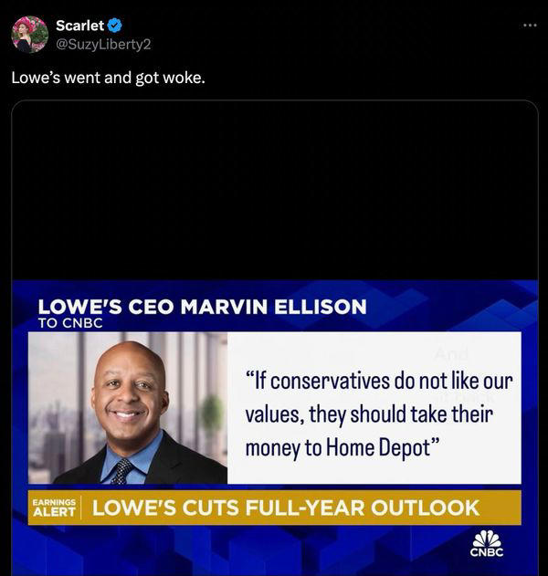 Fact Check: Lowe's CEO Marvin Ellison Allegedly Told Conservatives To ... Fact Check: Lowe's CEO Marvin Ellison Allegedly Told Conservatives To ...