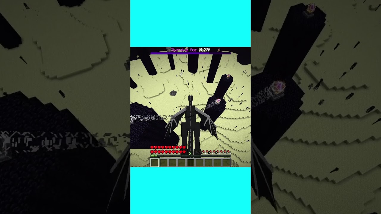 Minecraft but the game actually beats you