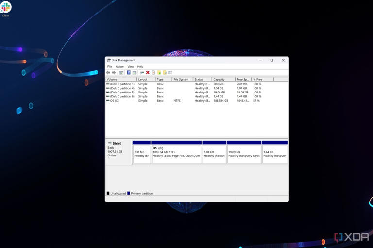 Partition that SSD in Windows