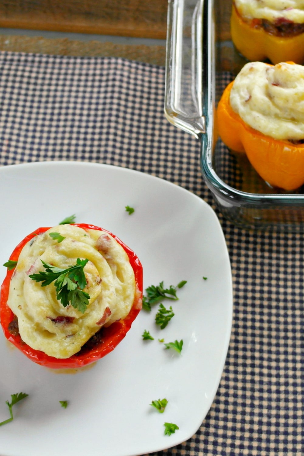 Shepherd's Pie Stuffed Bell Peppers