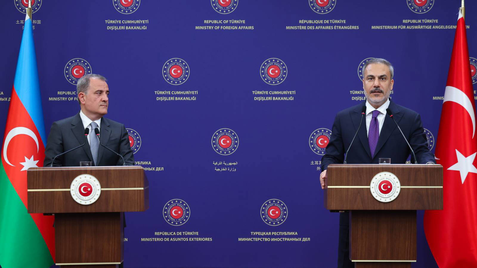 Fidan ve Azeri mevkidaşı Bayramov’dan ortak açıklama: Azerbaycan ile ... Fidan ve Azeri mevkidaşı Bayramov’dan ortak açıklama: Azerbaycan ile ...