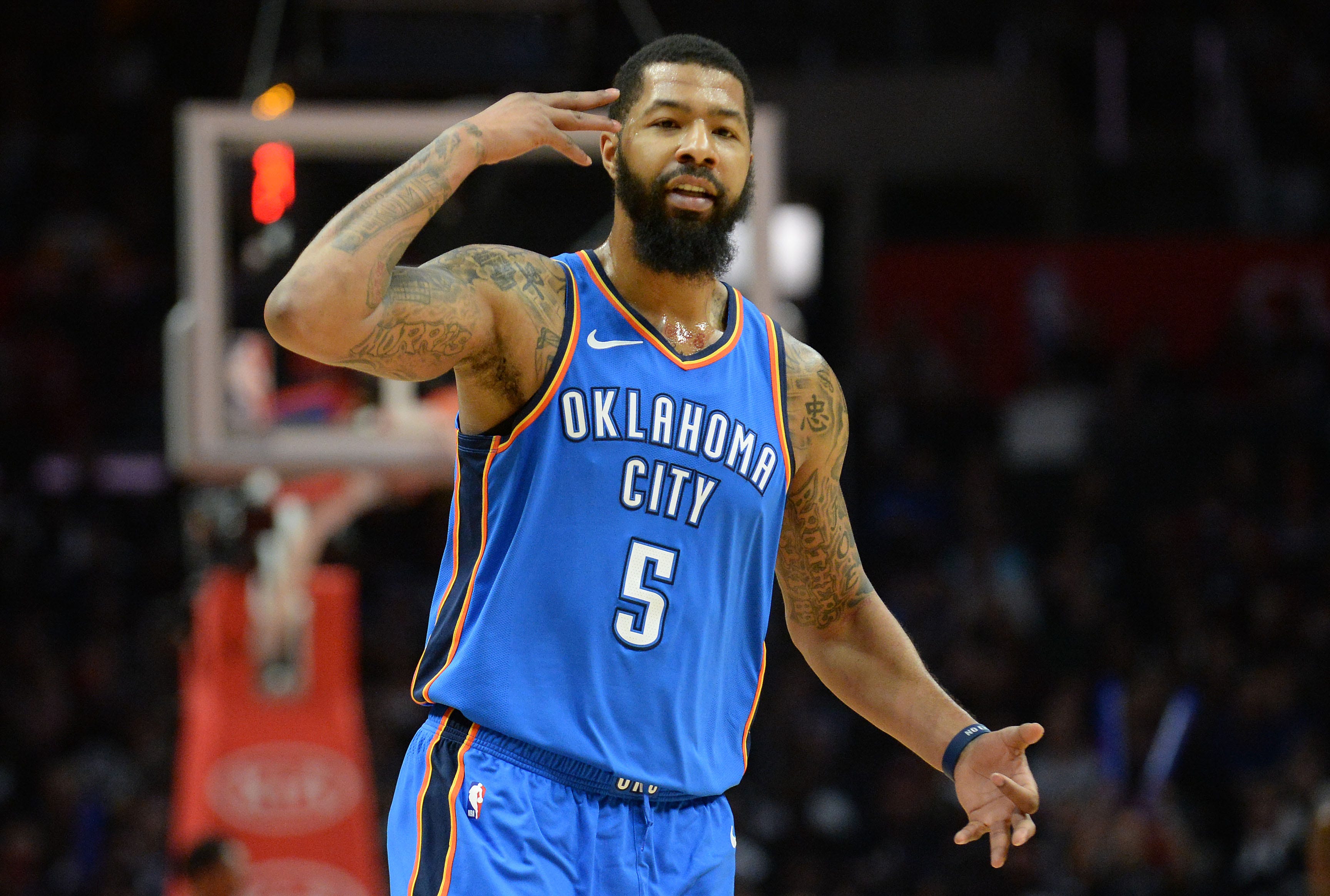OKC Thunder jersey history No. 5 - Markieff Morris (2019)