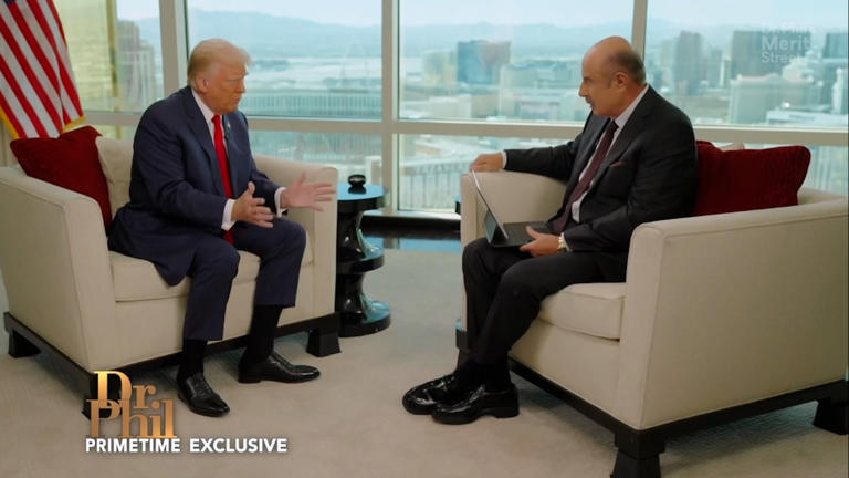 Trump insists he’s ‘not a threat to democracy’ in Dr Phil interview ... Trump insists he’s ‘not a threat to democracy’ in Dr Phil interview ...