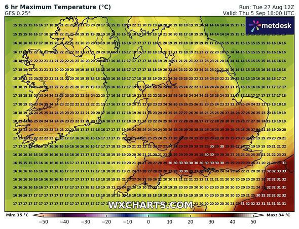 UK hot weather: Exact dates 30C mini-heatwave will blast Britain for 72 ... UK hot weather: Exact dates 30C mini-heatwave will blast Britain for 72 ...