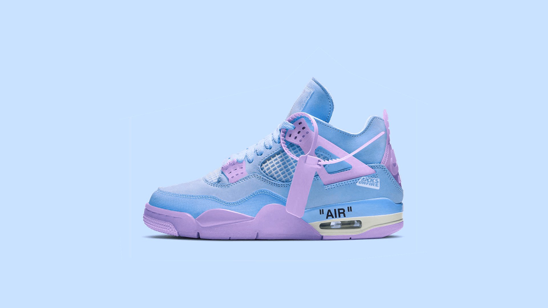 Off-White x Air Jordan 4 'Cotton Candy' looks sweet enough to eat
