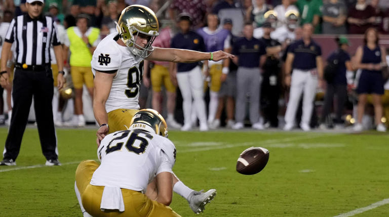 Notre Dame kicker Mitch Jeter named Lou Groza Award Star of the Week Notre Dame kicker Mitch Jeter named Lou Groza Award Star of the Week