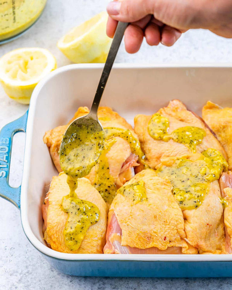 Poulet au citron d’inspiration Grecque! Rachel Maser