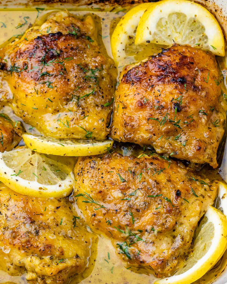 Poulet au citron d’inspiration Grecque! Rachel Maser