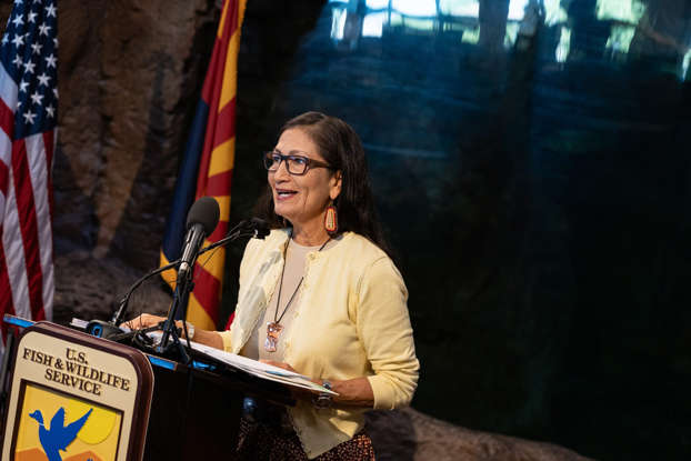Interior Sec. Haaland, Arizona Gov. Hobbs announce delisting of Apache ... Interior Sec. Haaland, Arizona Gov. Hobbs announce delisting of Apache ...