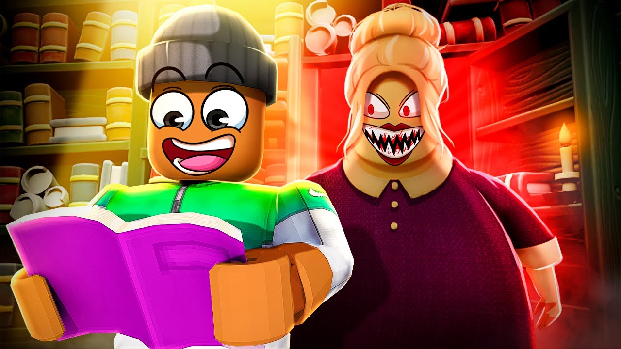 Escape Miss Marie's library: Scary Roblox obby