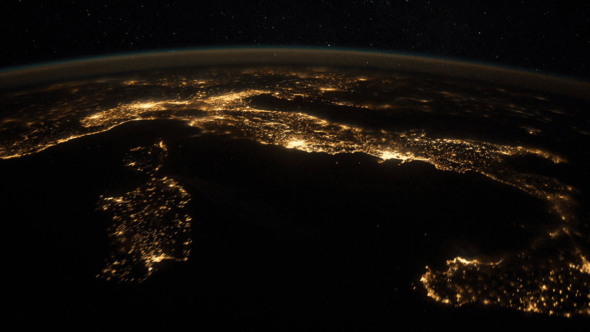Astronaut Catches Bolide Meteor Exploding Over The Earth Astronaut Catches Bolide Meteor Exploding Over The Earth