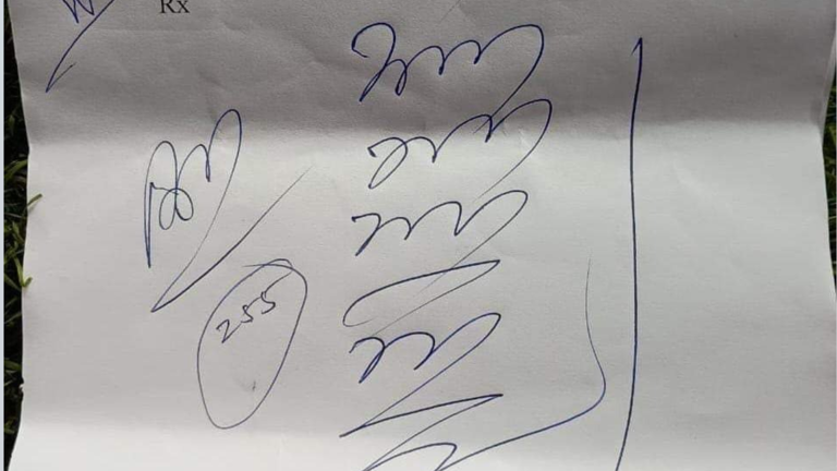 'Secret Message To Chemist': Can You Decode This Doctor's Handwritten ... 'Secret Message To Chemist': Can You Decode This Doctor's Handwritten ...