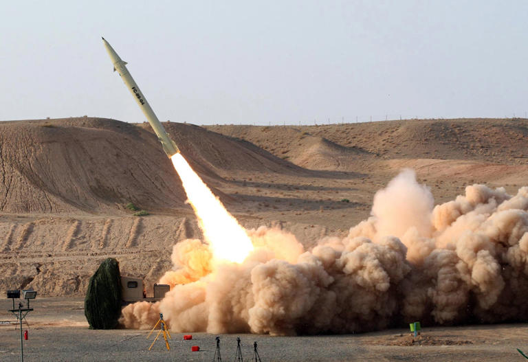 Iran's missile launchers forced to pull back from danger zone