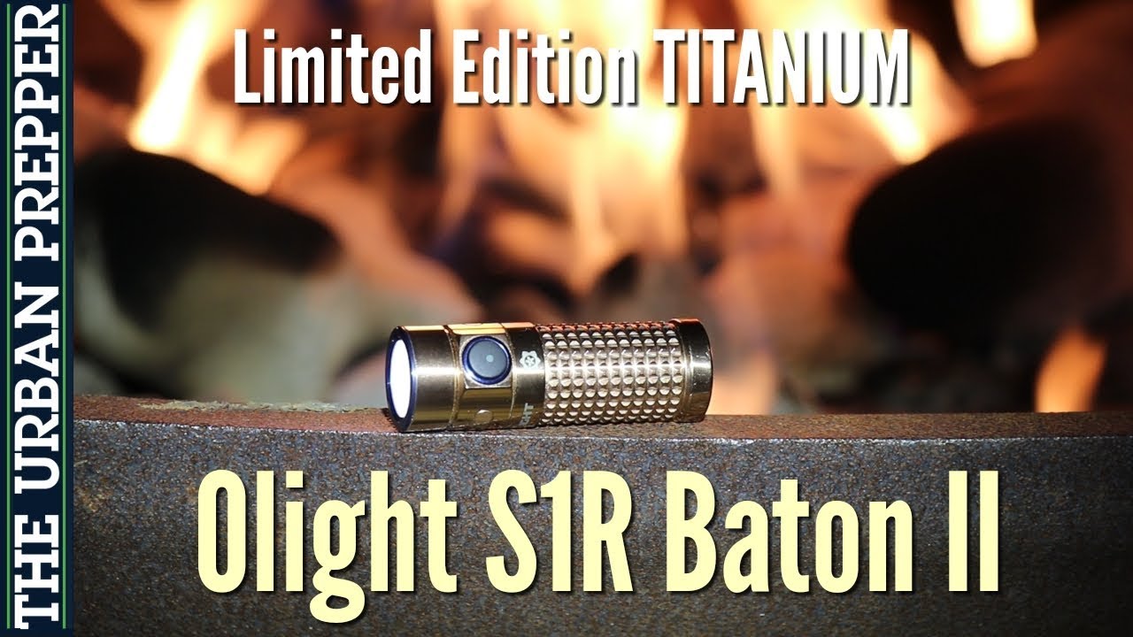 Olight S1R Baton II titanium limited edition flashlight