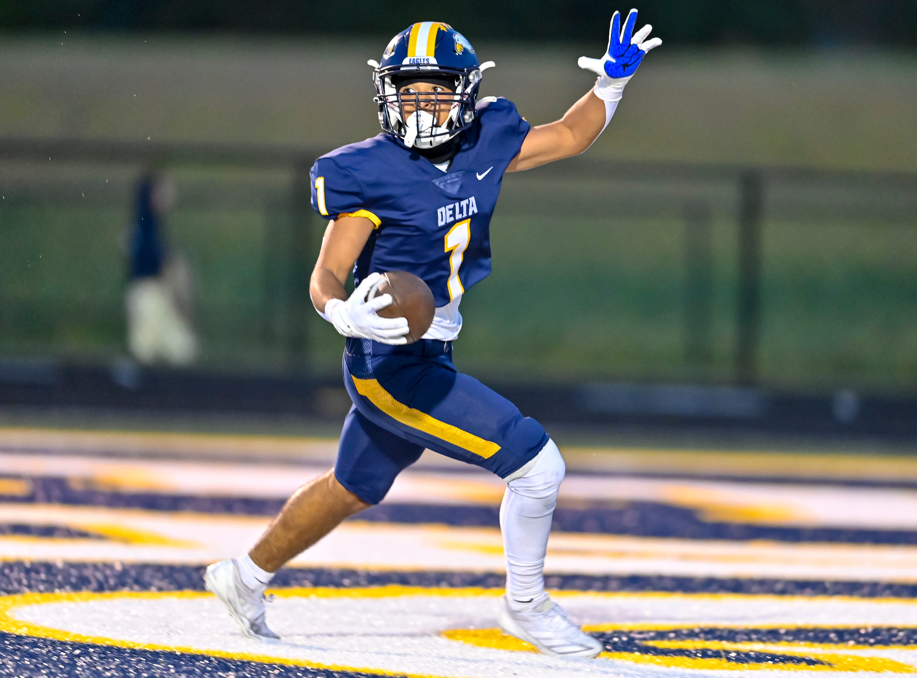 Delta's Amir Wright-Hill is The Star Press 2025 IU Health Preseason ...