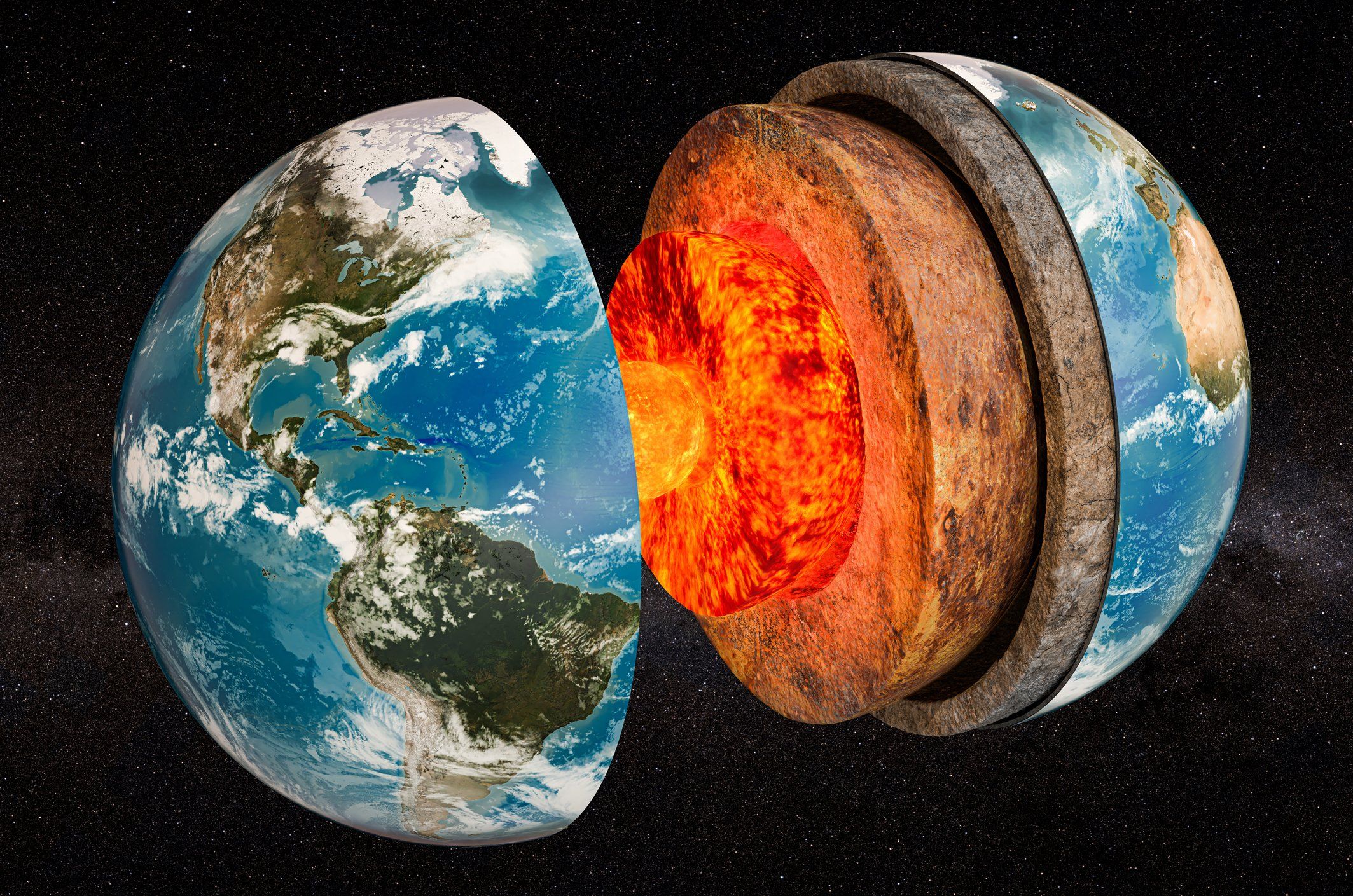 Massive ocean discovered beneath the Earth's crust containing more ...