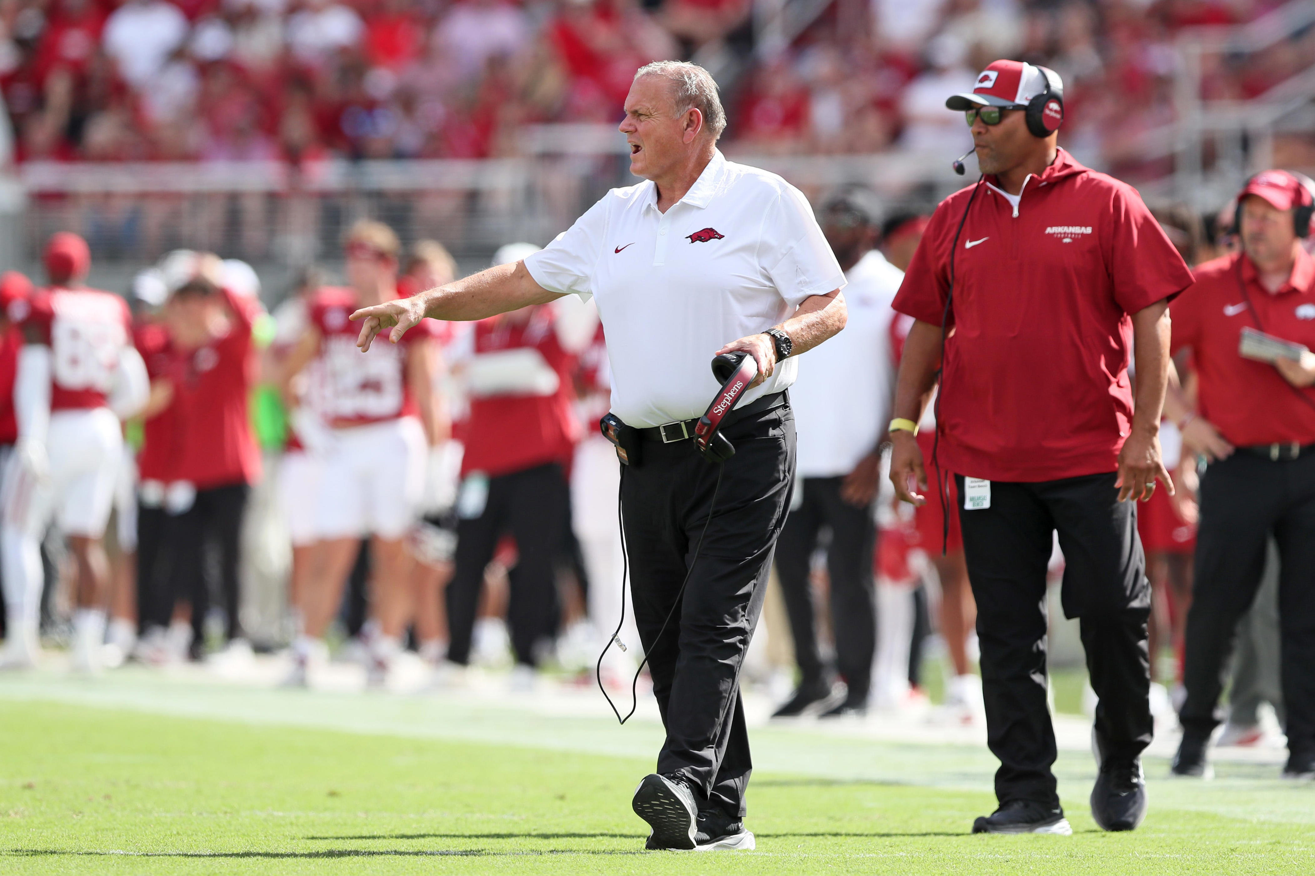 Why Arkansas football coach Sam Pittman is confident in his offense ...