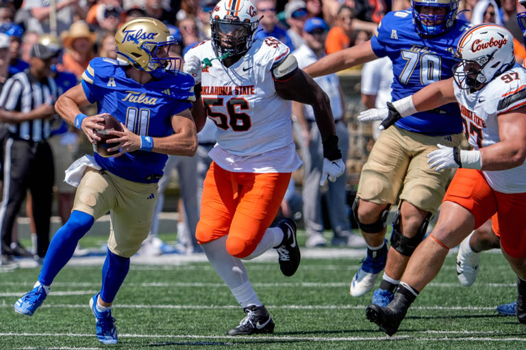 Why Tulsa football coach Tre Lamb admires Oklahoma State's Mike Gundy ...