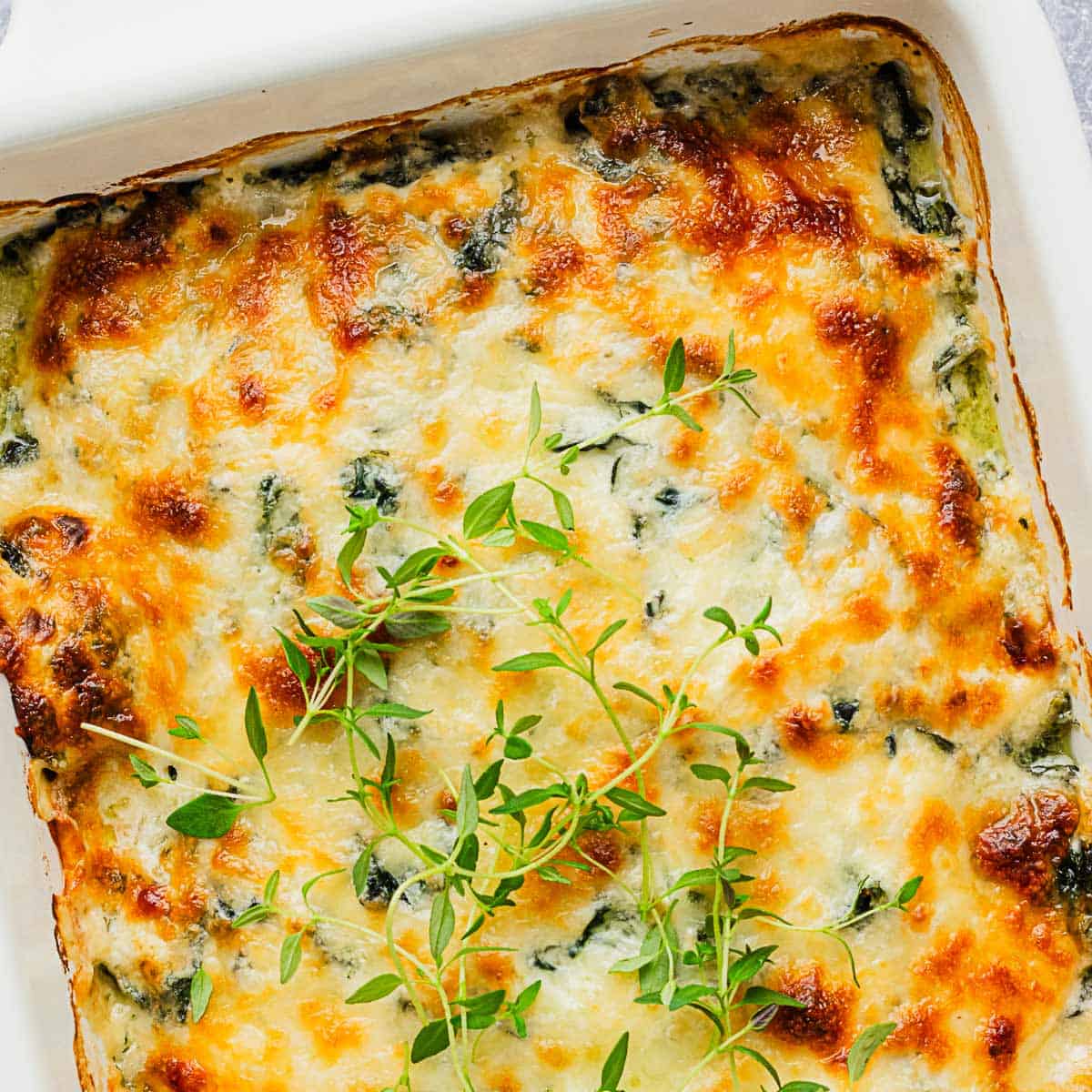 Creamy Chicken Spinach Casserole