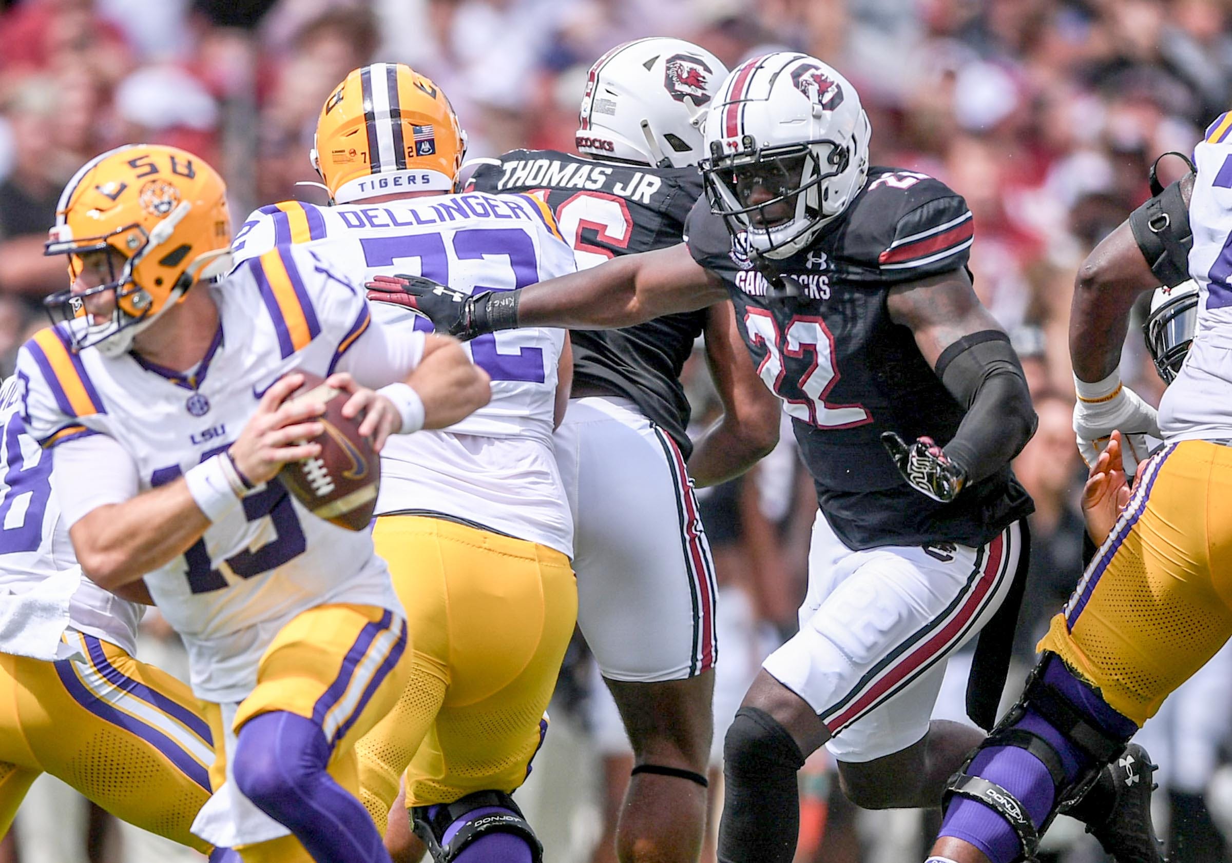 South Carolina football vs LSU kickoff time options announced for Week ...