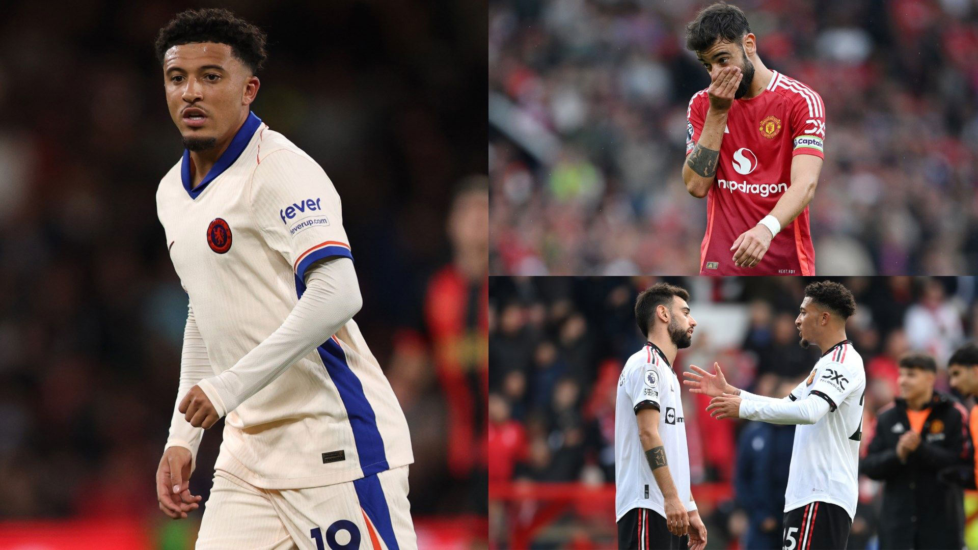 Bruno Fernandes sends surprising six-word message to Jadon Sancho after ... Bruno Fernandes sends surprising six-word message to Jadon Sancho after ...