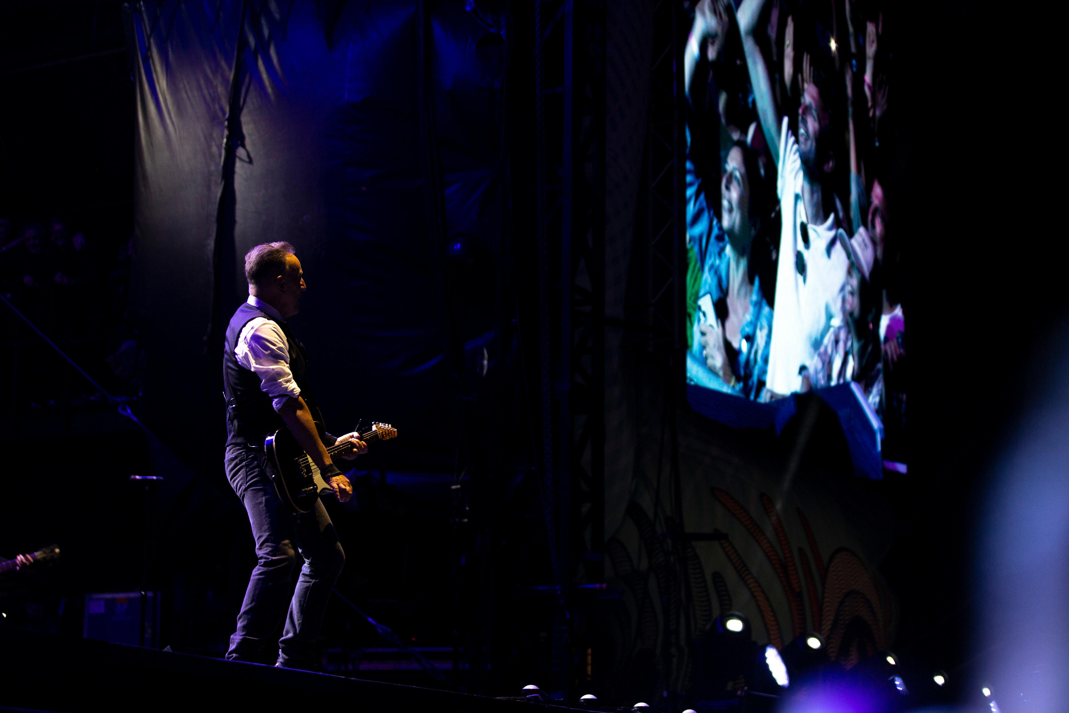 Watch as Bruce Springsteen feels the spirit of Sea Hear Now on the ...