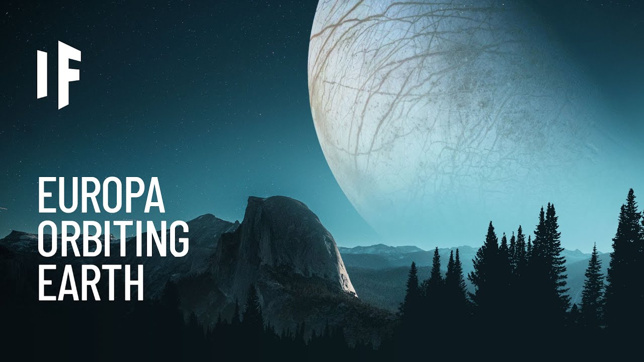 Watch Europa transform into Earth's new orbiting moon