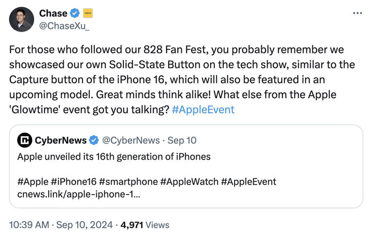 Android smartphones are already copying iPhone 16 capture button ... Android smartphones are already copying iPhone 16 capture button ...