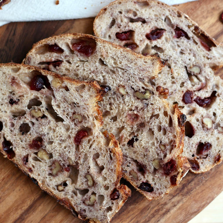 Cranberry Walnut Sourdough Bread