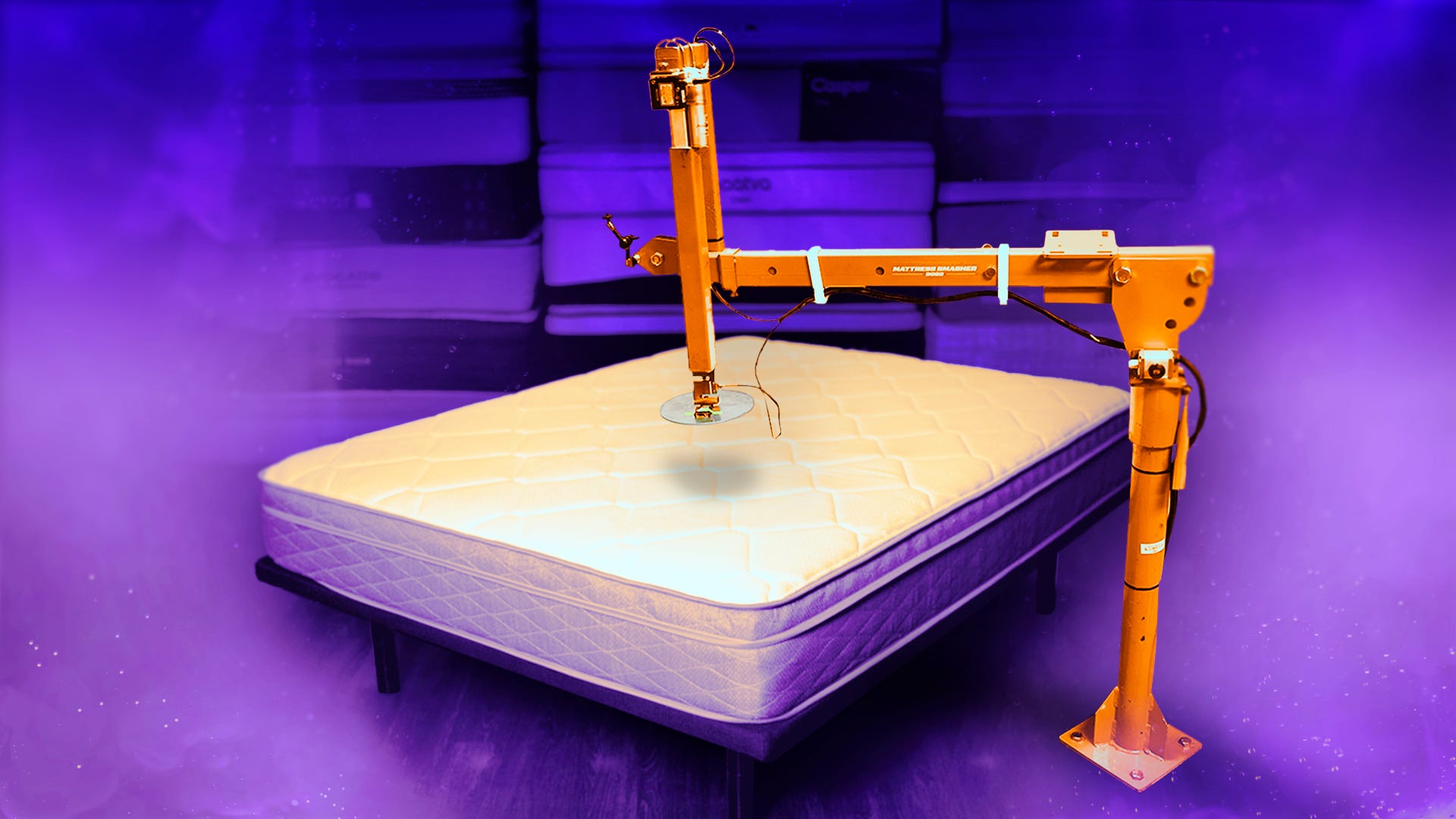 Meet the Mattress Smasher 9000: The Brutal Test Behind CNET's Bed Reviews