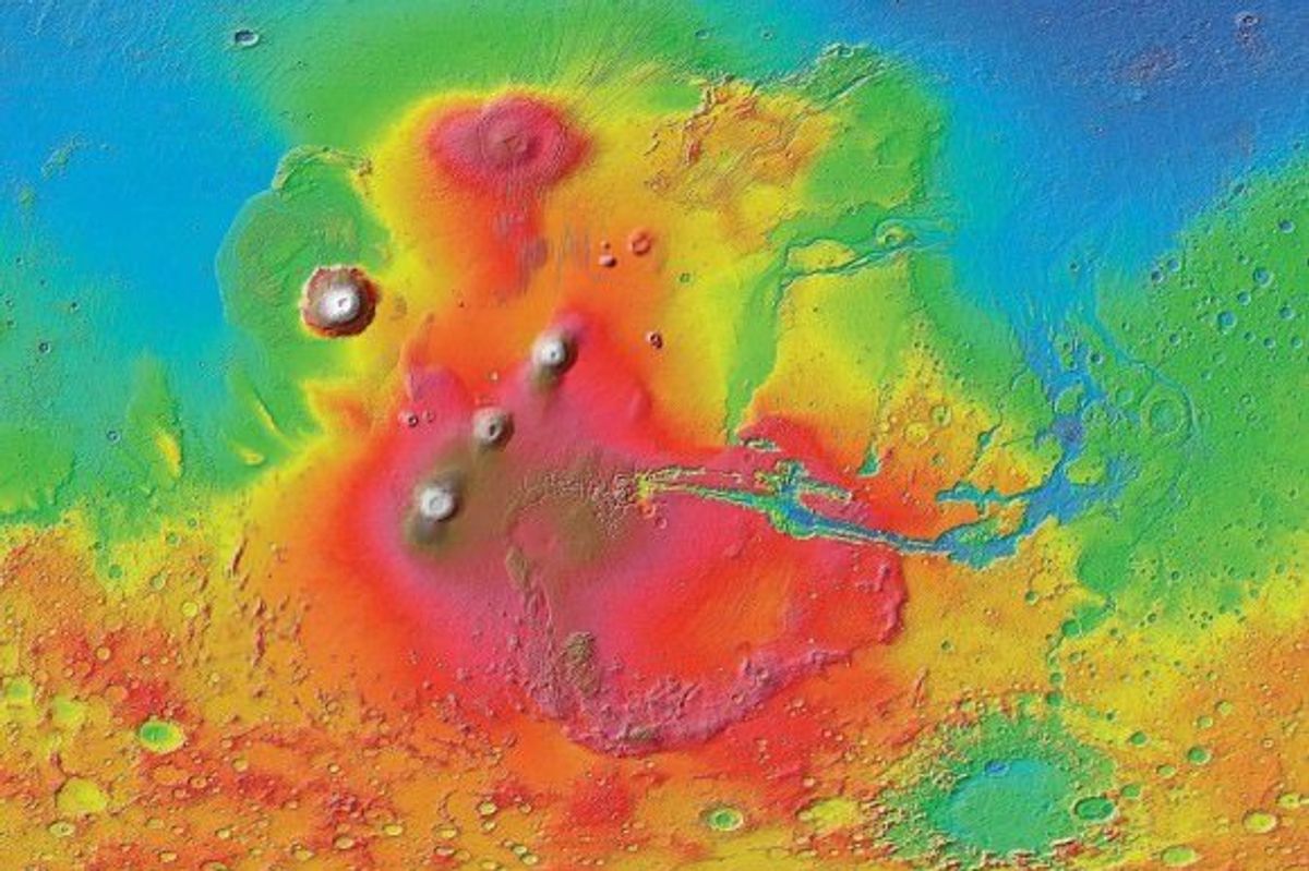 Extraordinary giant structures discovered beneath the surface of Mars