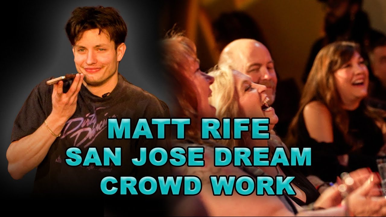 Comedian Matt Rife Does Crowd Work In San Jose, CA