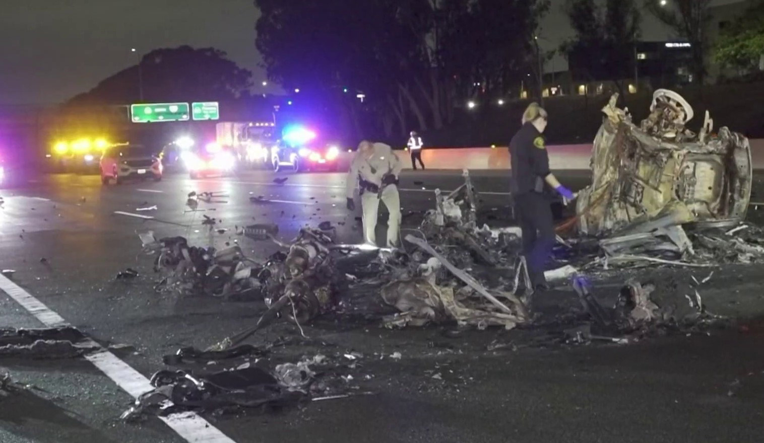 Wrong-way driver killed in fiery Newport Beach crash Wrong-way driver killed in fiery Newport Beach crash