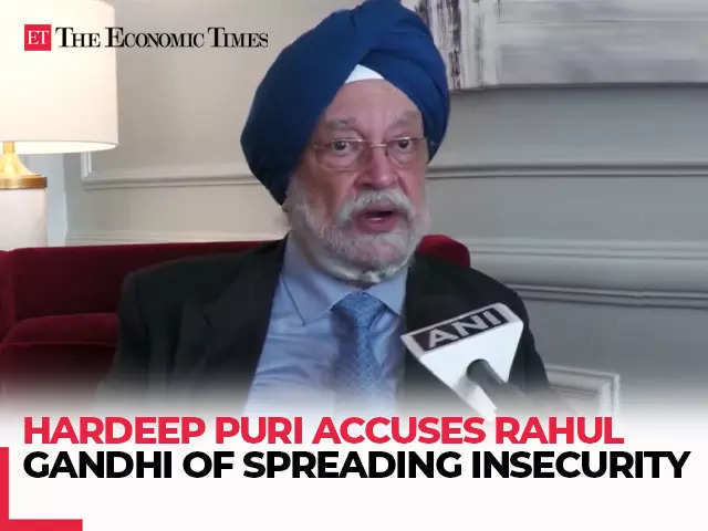Hardeep Singh Puri accuses Rahul Gandhi of crossing limit for ... Hardeep Singh Puri accuses Rahul Gandhi of crossing limit for ...