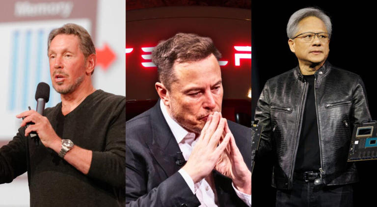 Elon Musk And Oracle's Larry Ellison 'Begged' Jensen Huang For Nvidia ... Elon Musk And Oracle's Larry Ellison 'Begged' Jensen Huang For Nvidia ...
