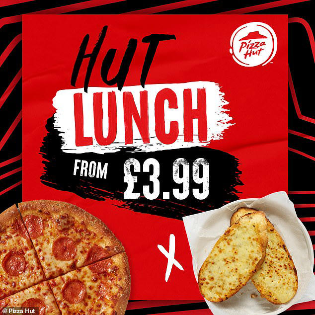 Pizza hut lunch specials store