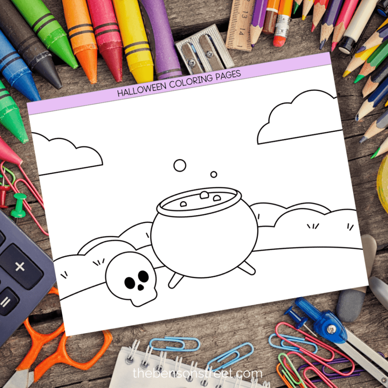 Free Printable Halloween Coloring Pages for Kids: Fun & Spooky Activities